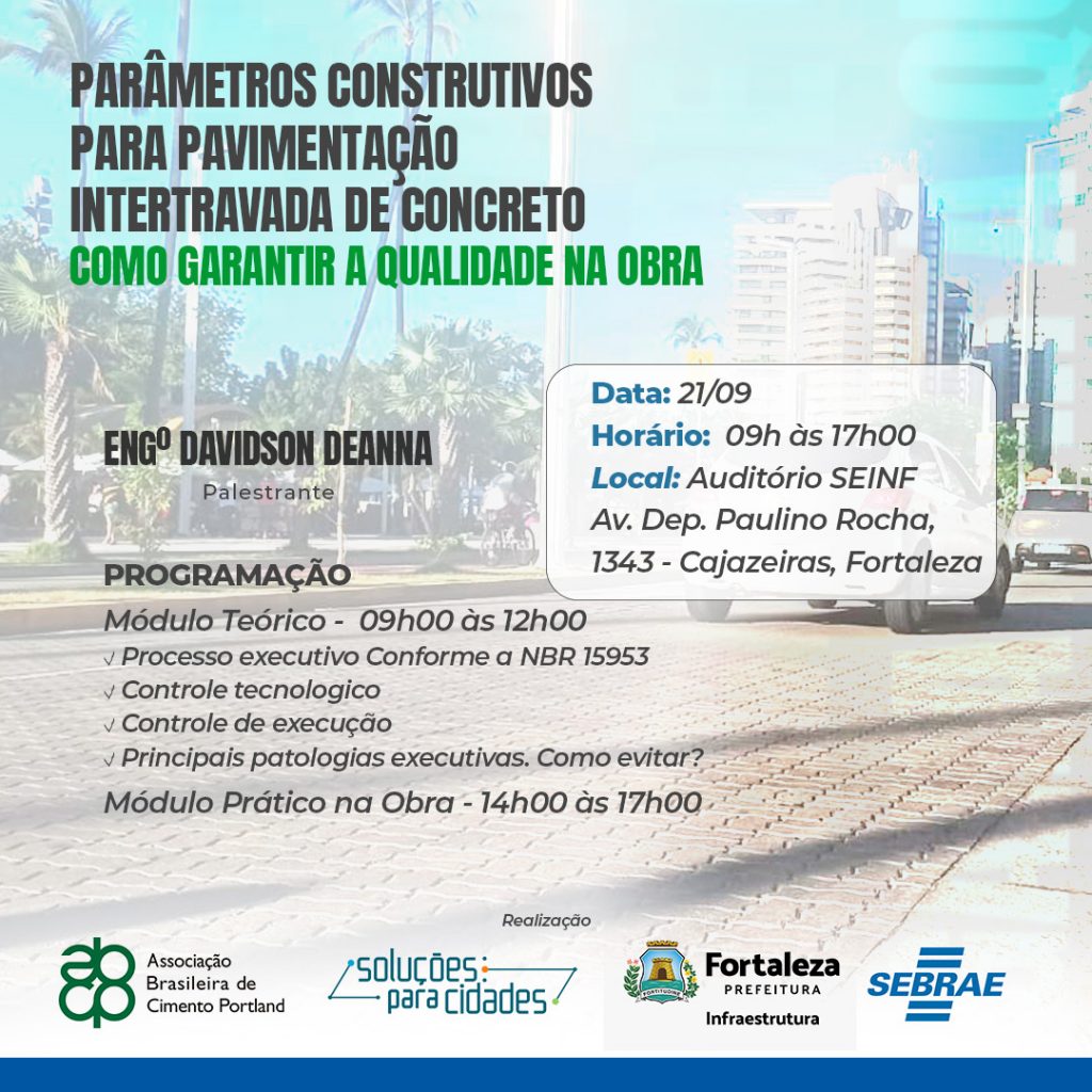 Parâmetros construtivos para pavimentação intertravada de concreto ...